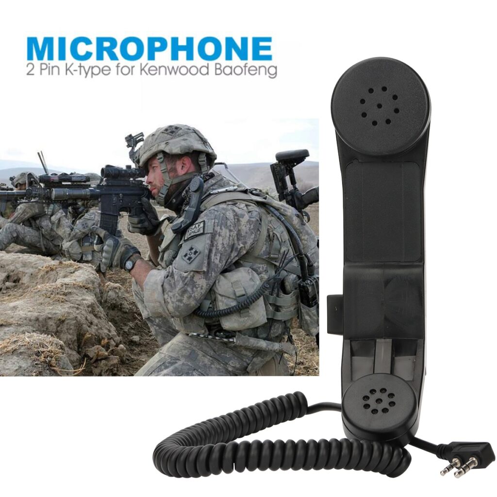 Army radio Microphone Military Handheld Speaker Mic for Baofeng AR-152 ...