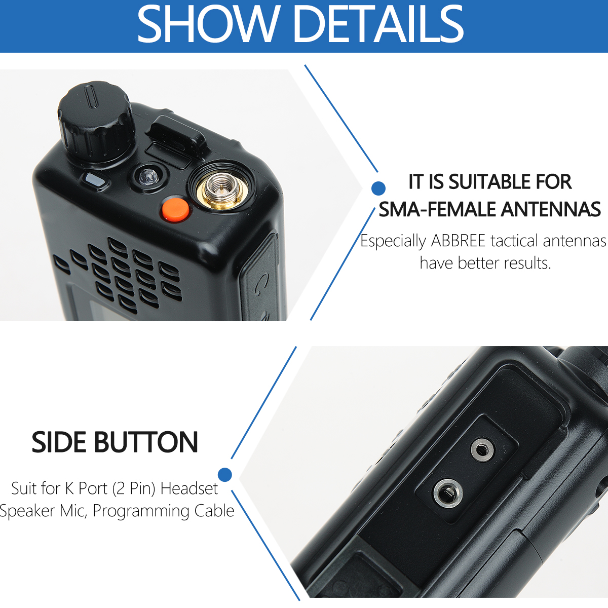 Baofeng AR-152 Dual Band Radio Tactial Game Walkie Talkie Long Range ...