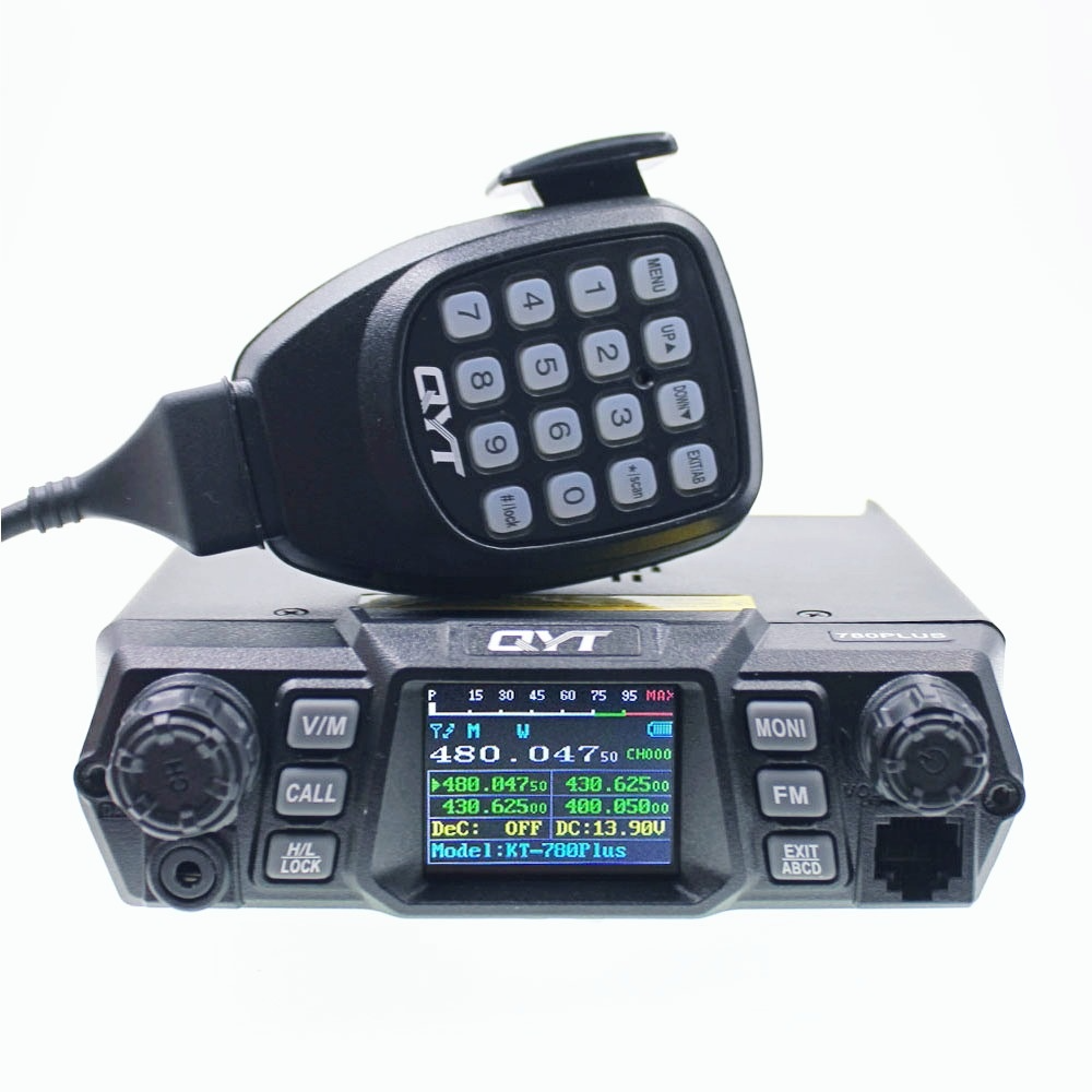 QYT KT-780 Plus Mobile Radio Quad Display Car Transceiver Station Radio ...