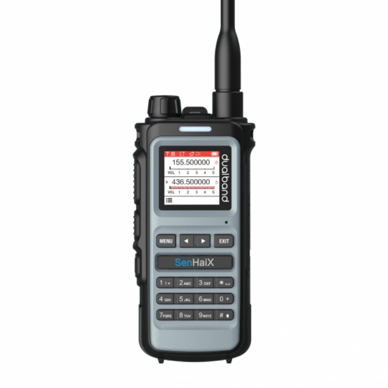 SENHAIX 8600 Walkie Talkie TPU Dual Band Transceiver Interphone ...