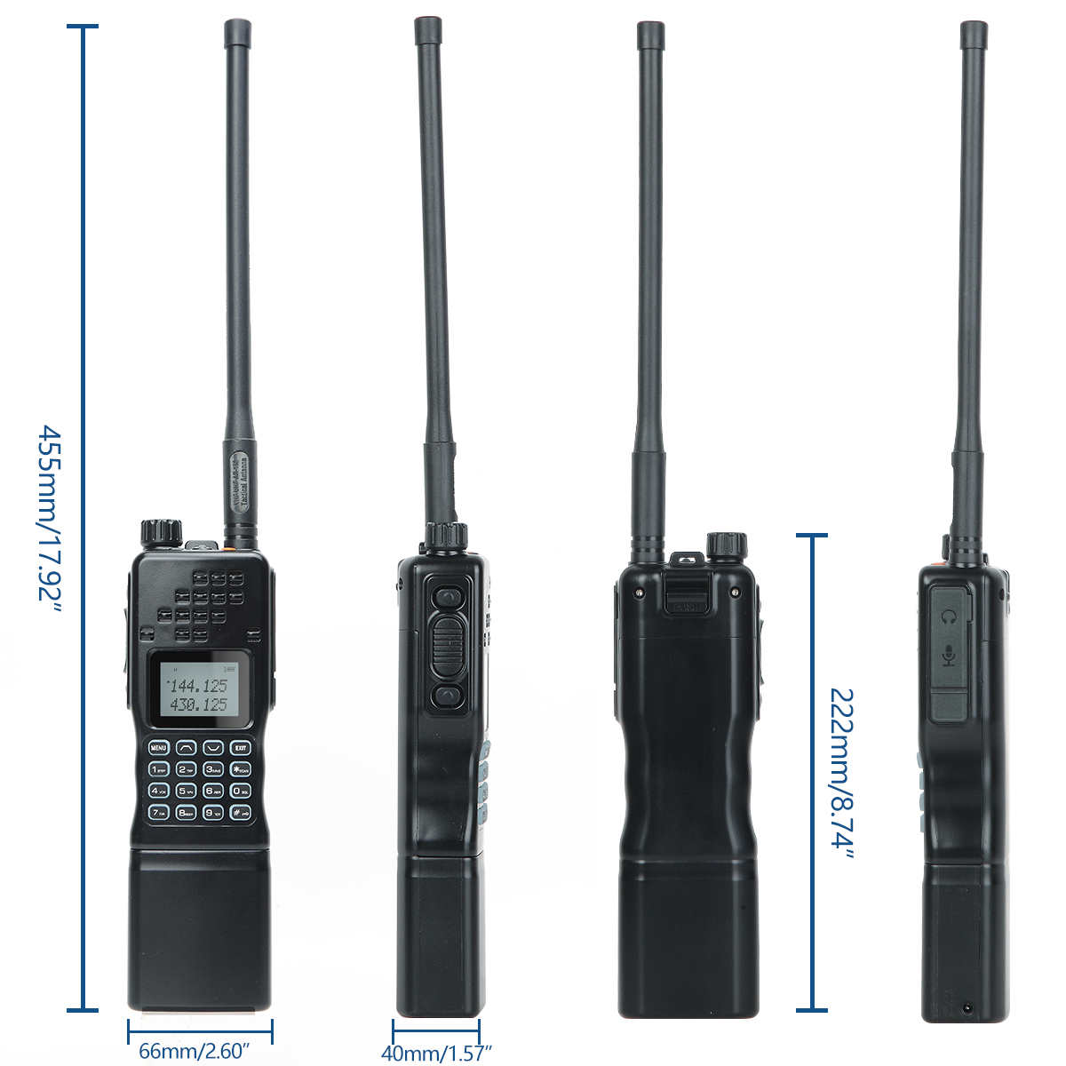 Baofeng AR-152 Two way Radio 12000mAh Battery Tactial Walkie Talkie ...