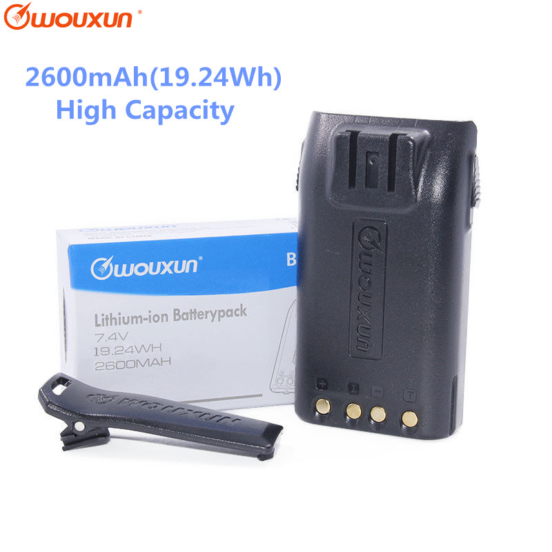 Wouxun High Capacity Spare 2600mAh Radio Battery for KG-UVD1P KG-UV6D ...