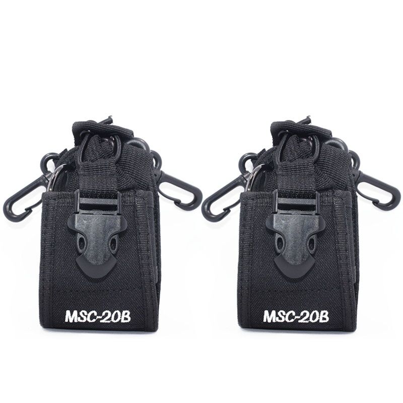 2pcs MSC-20B Walkie Talkie Case Holder Bag For TYT Wouuxn Two Way Radio