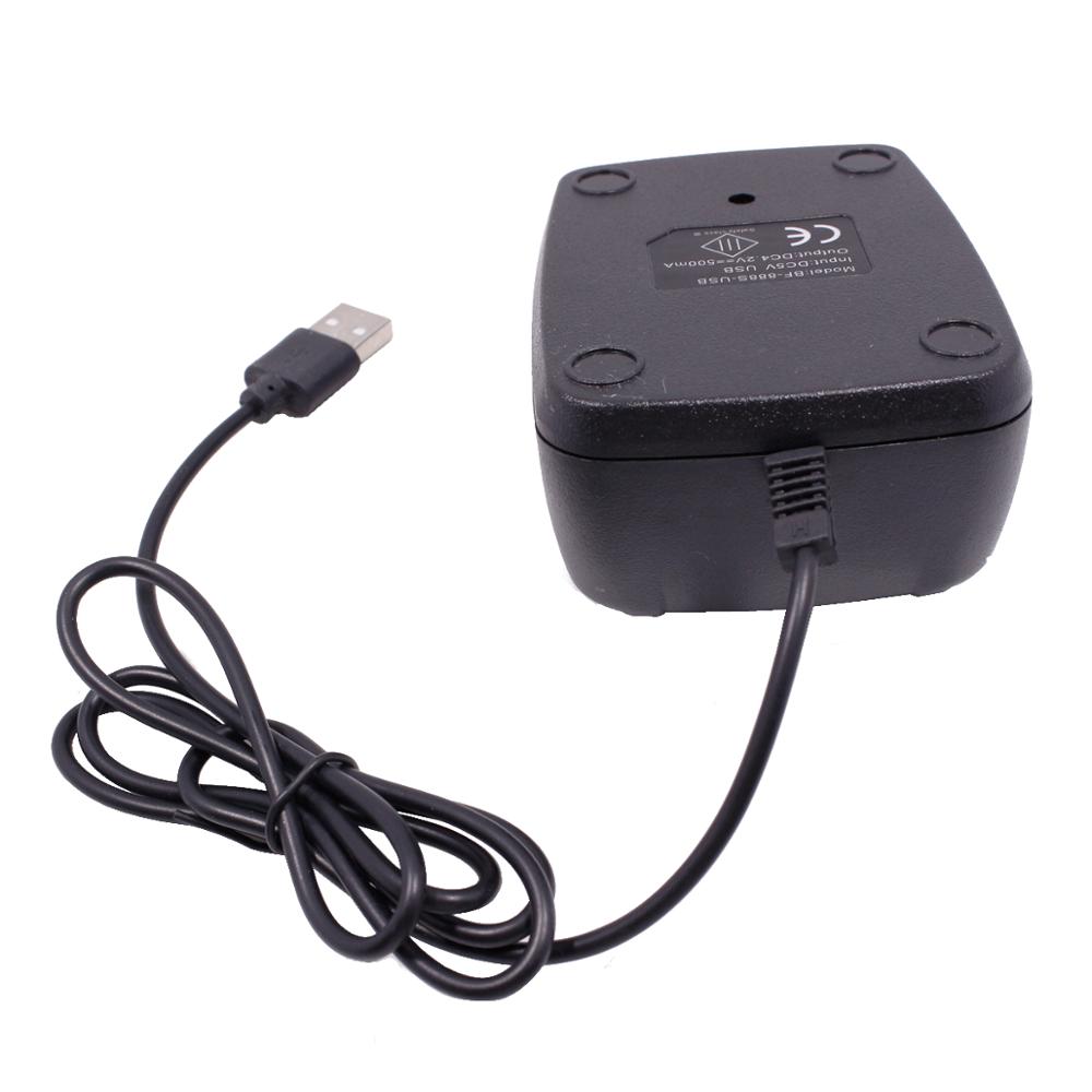 4pcs Baofeng Radios USB Desk Charger For BF-888S Walkie Talkie