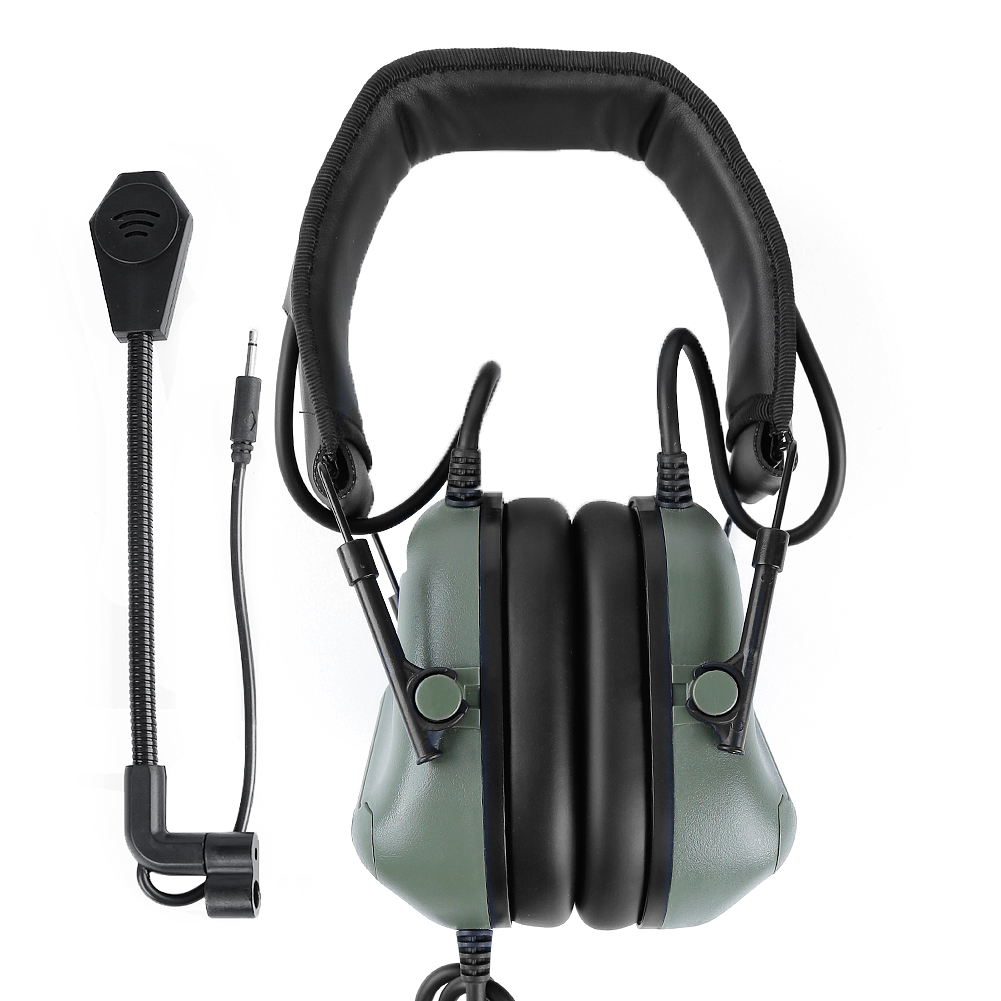 Noise Reduction Tactical Headset for Military Walkie Talkie Outdoot ...