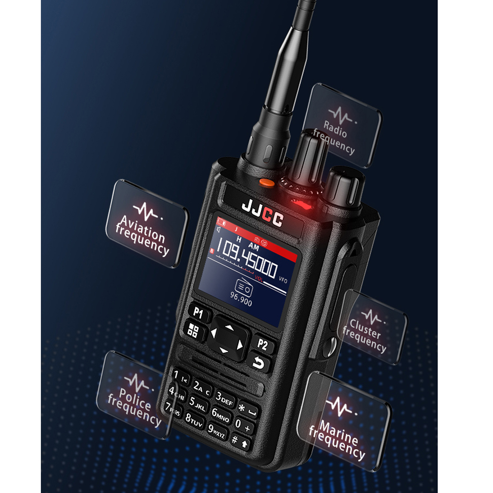 JJCC JC-8629 Bluetooth Walkie Talkie With GPS Multi-frequency Radio