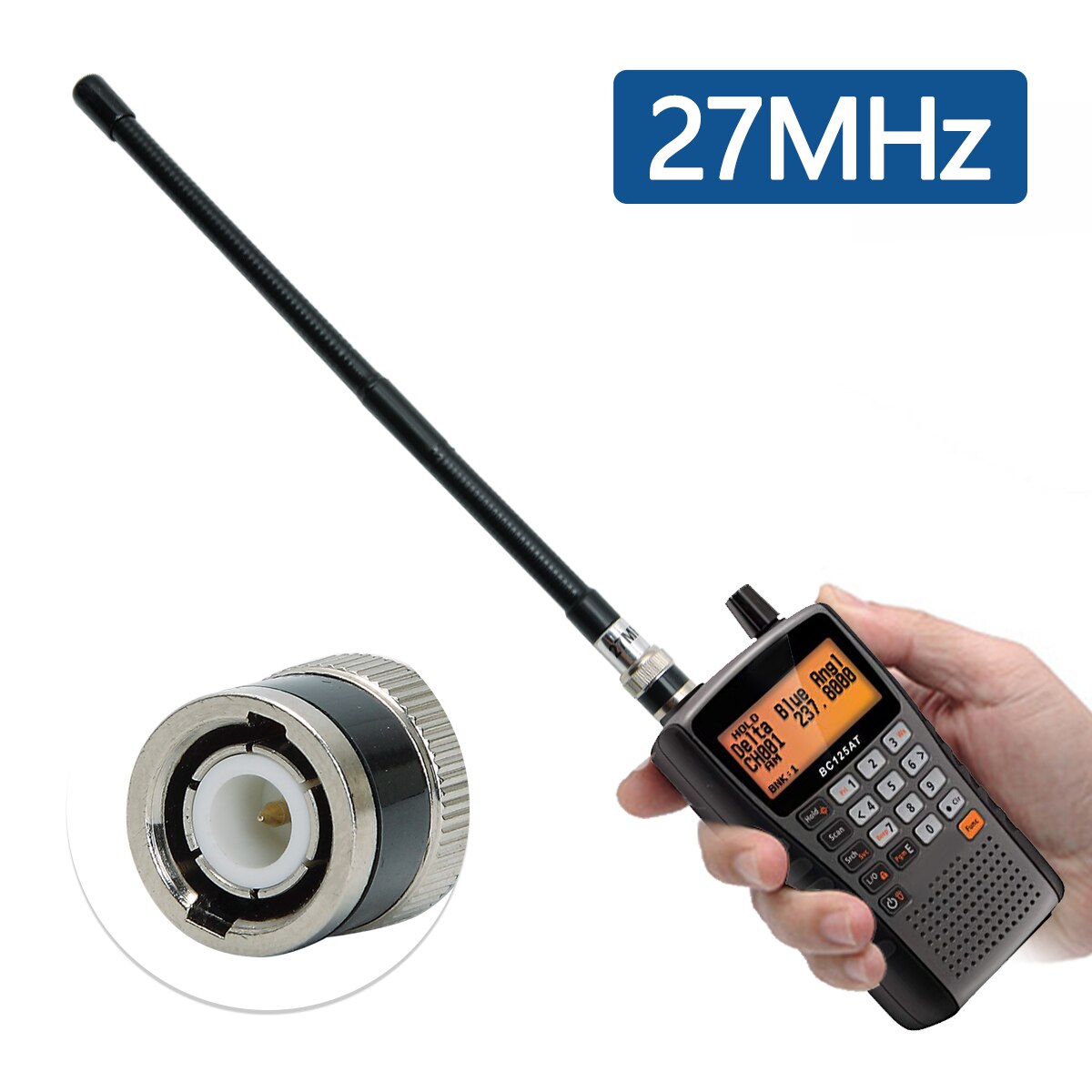27MHz CB Radio Antenna Soft Whip Magnetic Base with 4 meters feeder Cable