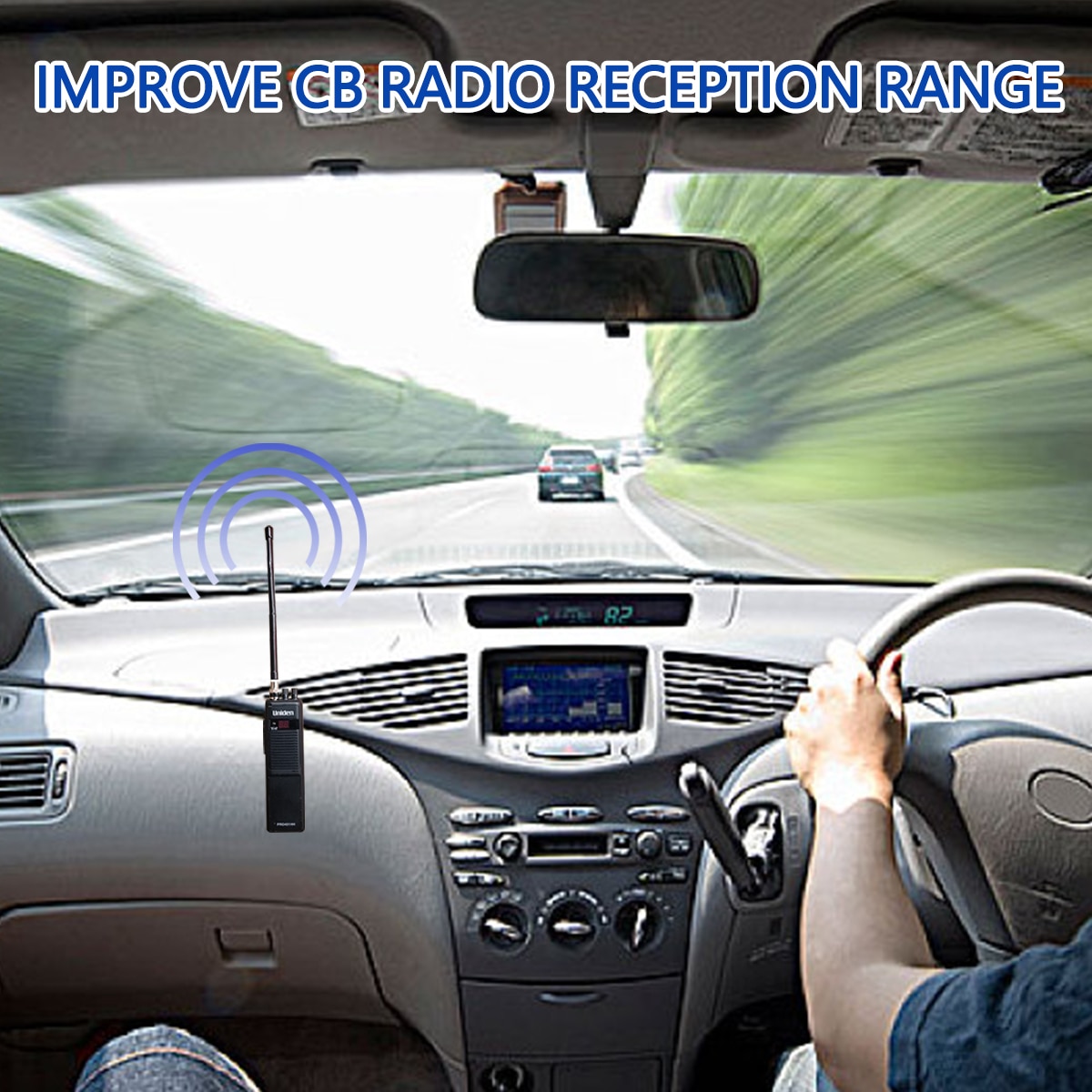 27MHz CB Radio Antenna Soft Whip Magnetic Base with 4 meters feeder Cable