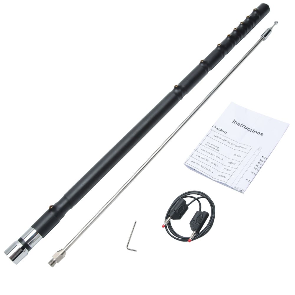 Talinfone 3.5-50MHz Multi-Band HF VHF High Gain Antenna