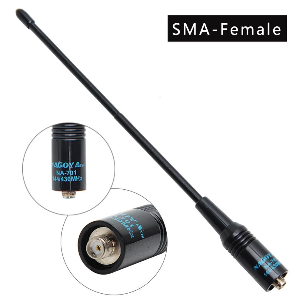Nagoya NA-701 SMA Female Dual Band UHF VHF Antenna for Portable Walkie ...
