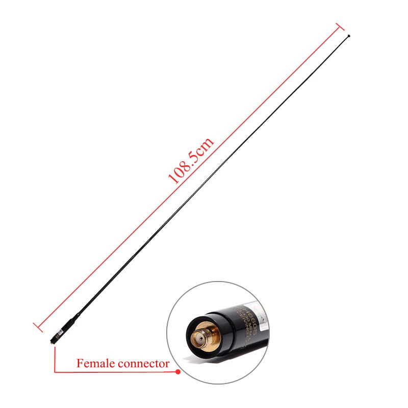 Harvest RH660S SMA-Female/SMA-Male/BNC High Gain Dual Band 144/430MHz ...