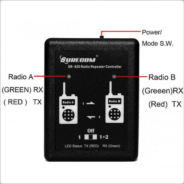 Surecom SR-629 Duplex Repeater Controller Cross Band for Walkie talkie ...