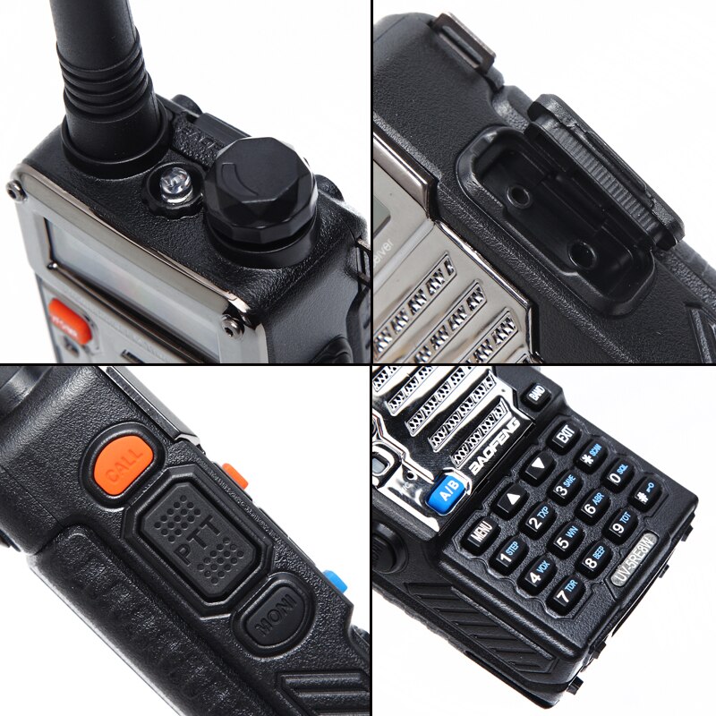 BaoFeng UV-5RE 8W Powerful Walkie Talkie 10km Dual Band 2 way Radio VOX Flashlight Long Range ...