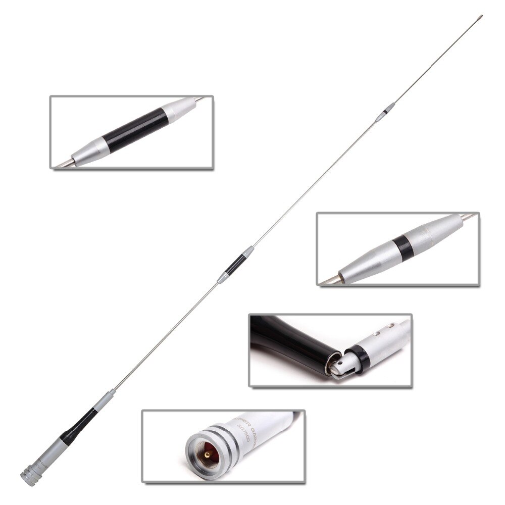 Diamond SG-7500 Dual Band UHF/VHF 144/430MHz Stainless Steel 150W 3.5/6.0dBi Gain Antenna SG7500 ...