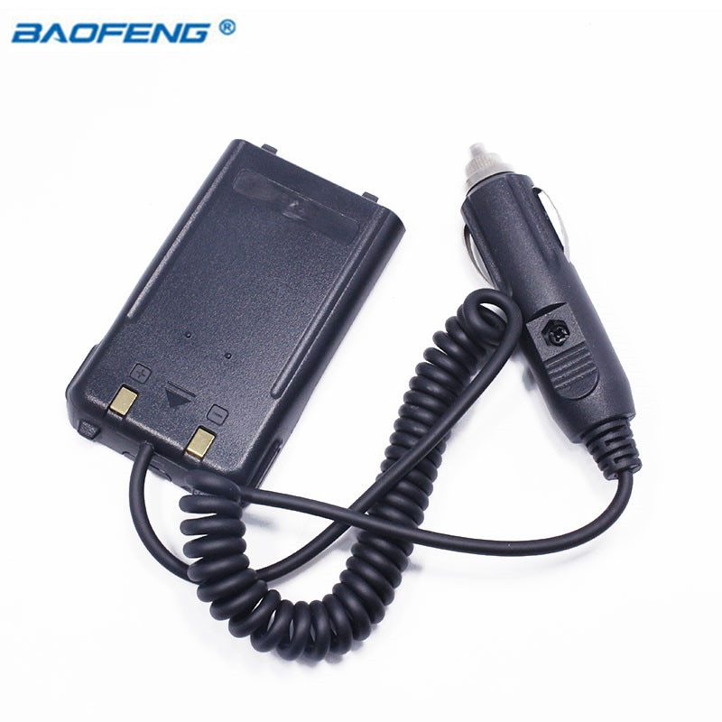 Baofeng DC 12V Car Charger Battery Eliminator for BF-UVB3 plus Walkie Talkie Ham Radio ...
