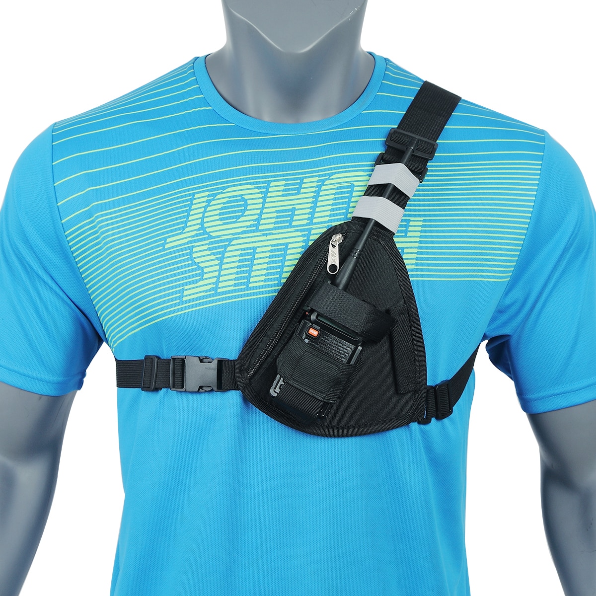 Walkie Talkie Chest Harness Shoulder Radio Holster Chest Pack ...